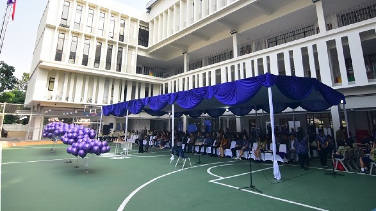 Momen Peresmian Kampus SMP-SMA Sekolah Perkumpulan Mandiri Panglima Polim