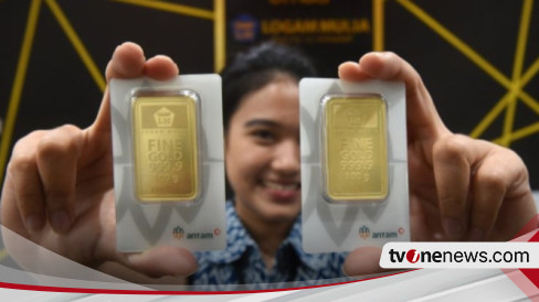 Harga Emas Antam Pada Senin 7 Oktober 2024 Turun Rp4.000 Jadi Rp1,478 ...