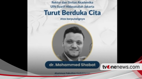 Mohammed Shabat, Relawan sekaligus Dokter Lulusan UIN Syarif ...