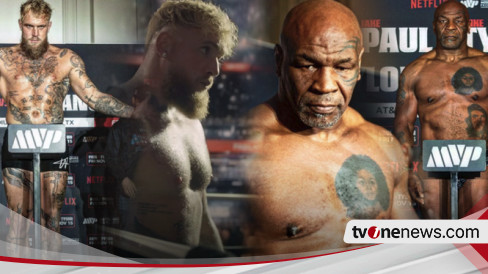 Tangan Jake Paul Takhlukkan Sang Legenda Tinju Mike Tyson, Usia Jadi ...