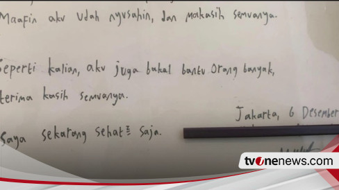 Misteri Kasus Anak Bunuh Ayah dan Nenek di Jakarta Selatan Terungkap Lewat Isi Surat Pelaku ...