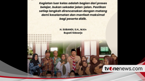 Sekolah Boleh Adakan Outdoor Learning (ODL) Lagi, Bupati Subandi Minta Tetap Utamakan ...