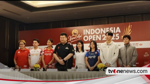 Indonesia Open 2025 Resmi Bergulir dengan Nuansa Baru, Para Bintang ...