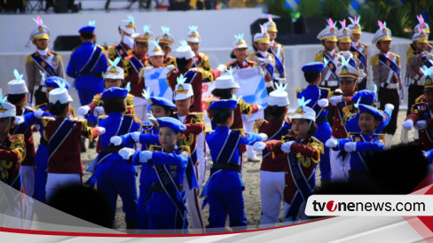 Pocil Polda Jabar Tampil Memukau di Hari Bhayangkara ke-79, Presiden ...