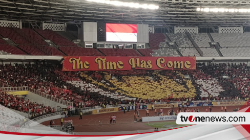 Bikin Merinding! Suporter Garuda Tampilkan Tifo Istimewa di Laga Timnas ...