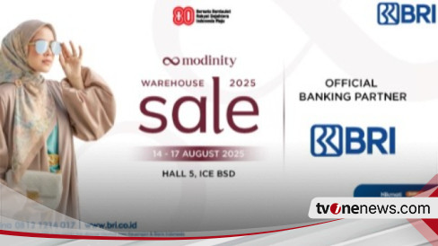Belanja Hemat di Modinity Warehouse Sale 2025 dengan Promo BRI
